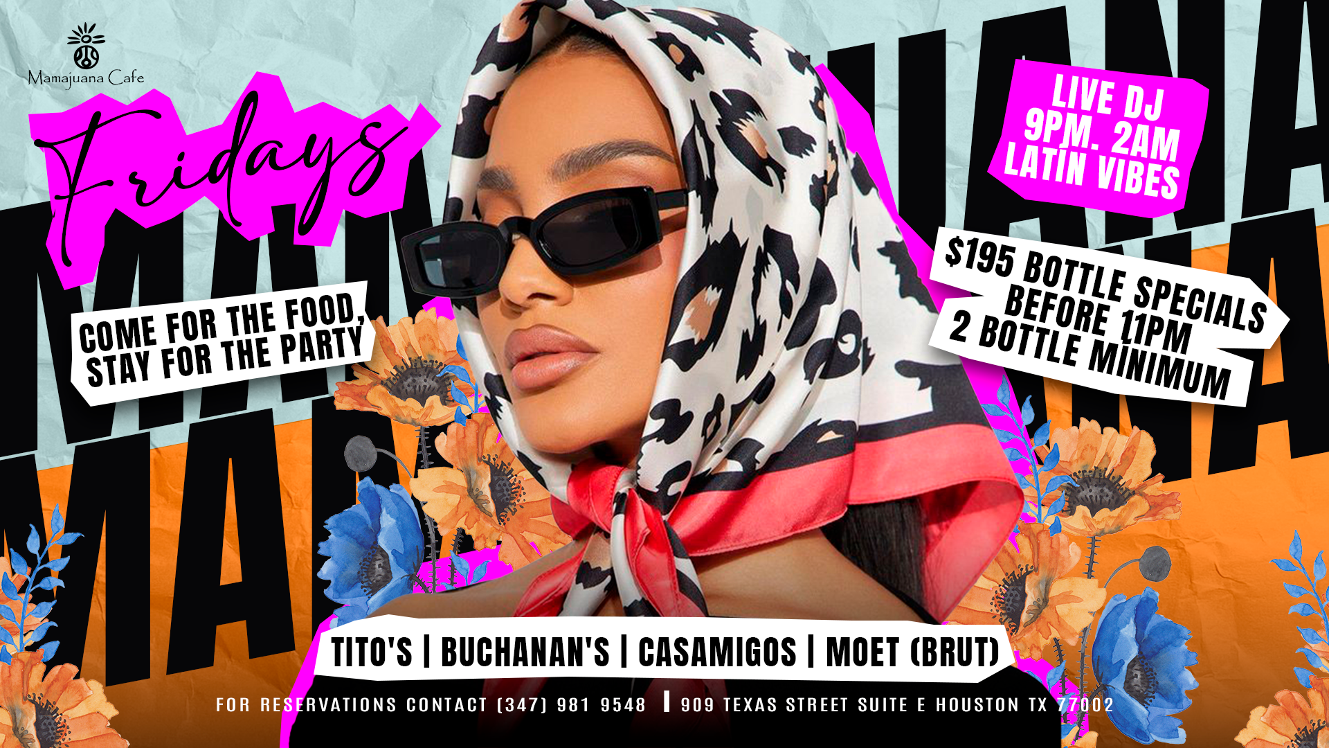 Weekly Happenings - Mamajuana Cafe ★ Houston, TX
